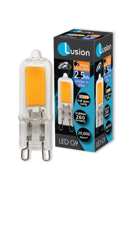 LED G9 2.5W Lusion Full Glass Series 20170