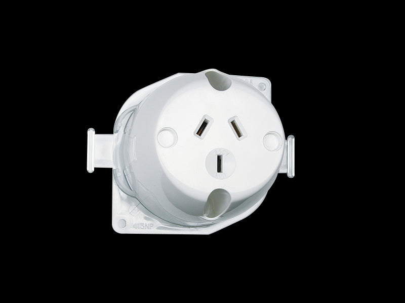 surface socket 413 clipsal 413we