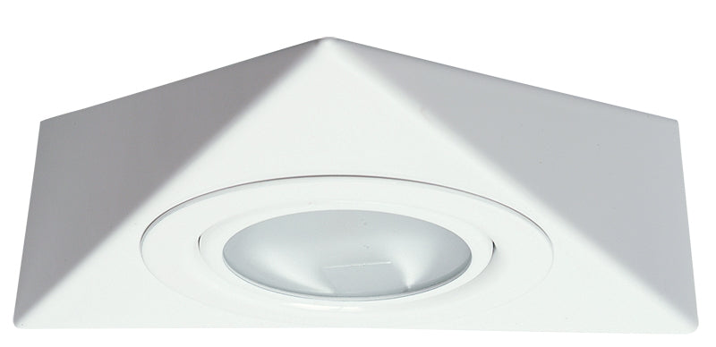 TRIANGLE FRAMED 12v 20w BI PIN - WHITE Oriel lighting