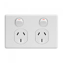 clipsal classic double gpo c2025c