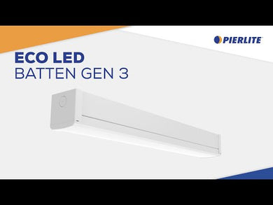 Pierlite 40 Watt 1164mm ECO LED Wide Body Batten With CCT White