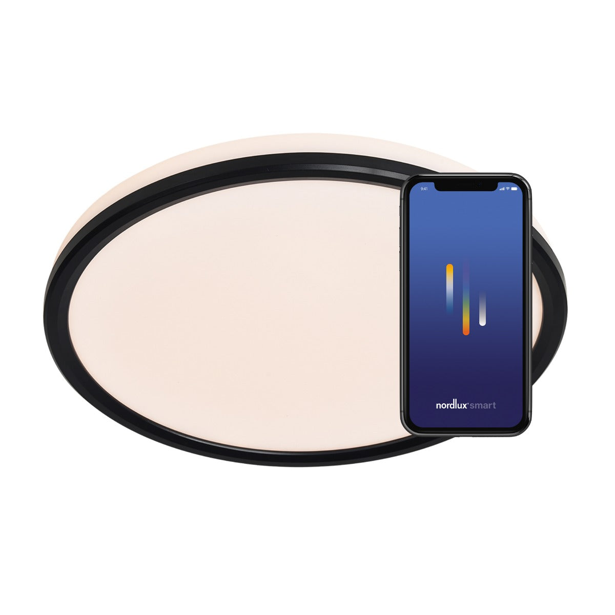 Liva Smart Colour Ceiling light Black-2110826103