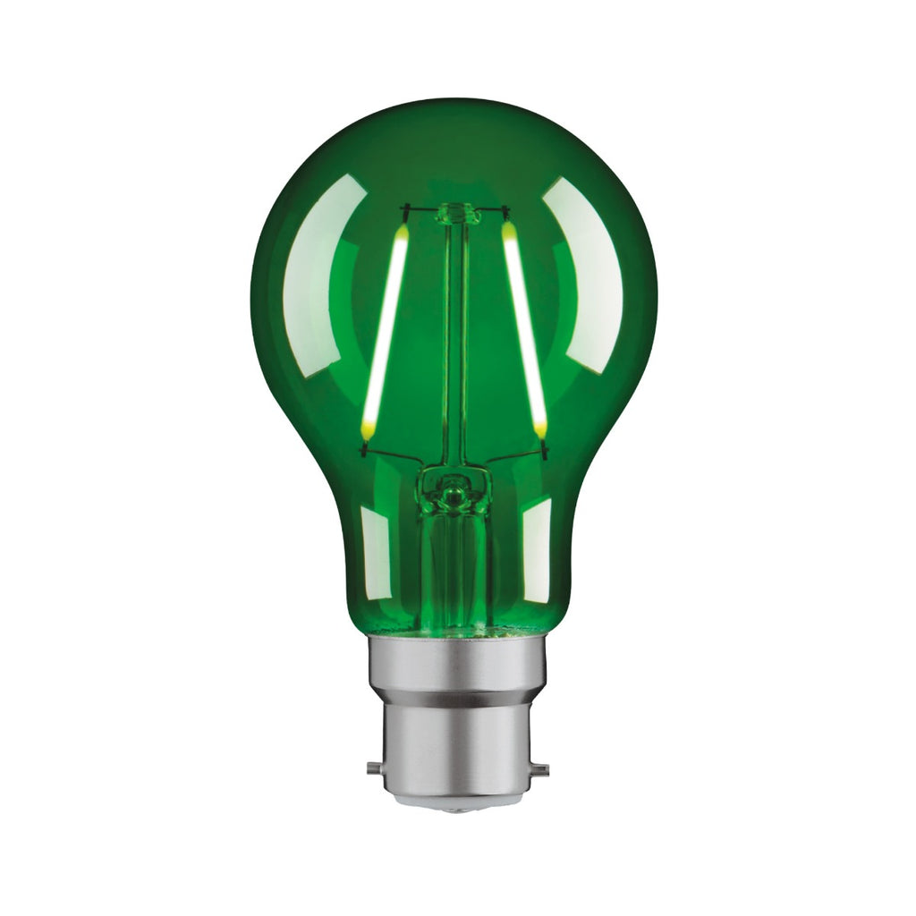Coloured 2W LED Bayonet Party Festoon Light Globes B22