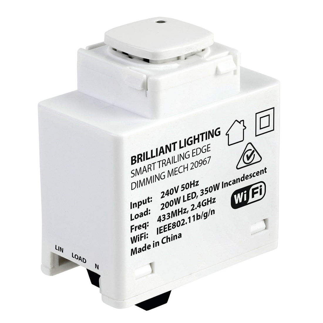 SMART WiFi DIMMER MECH TRAILING EDGE GOOGLE HOME CLIPSAL HPM - 20967